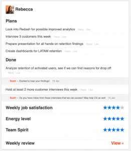 Example OKR Email Reports from Weekdone – Weekdone
