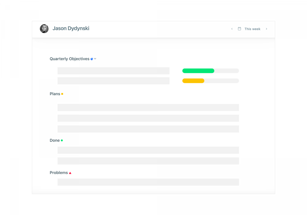 Intuitive Planning Tools For Your Team Weekdone Team Compass